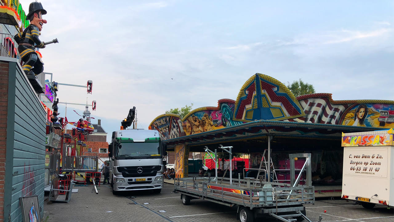 Kermisopbouw Edam | Lokale Omroep Volendam Edam